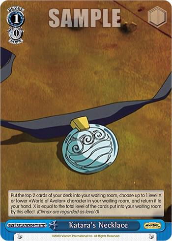 Katara's Necklace - Avatar: The Last Airbender - Weiss Schwarz ...