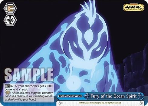 Fury of the Ocean Spirit - Avatar: The Last Airbender - Weiss Schwarz ...