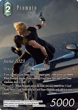 Prompto (June 2023) - FF: Promo Cards - Final Fantasy TCG - TCGplayer.com