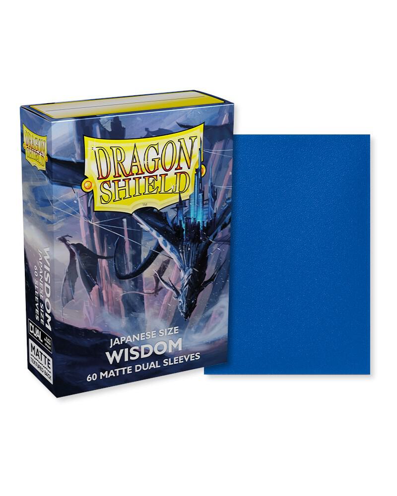 Dragon Shield Dual Matte Japanese Sleeves - Wisdom (60-Pack) - Dragon ...
