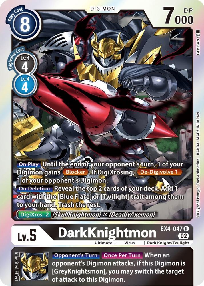 GreyKnightsmon - Alternative Being Booster - Digimon Card Game