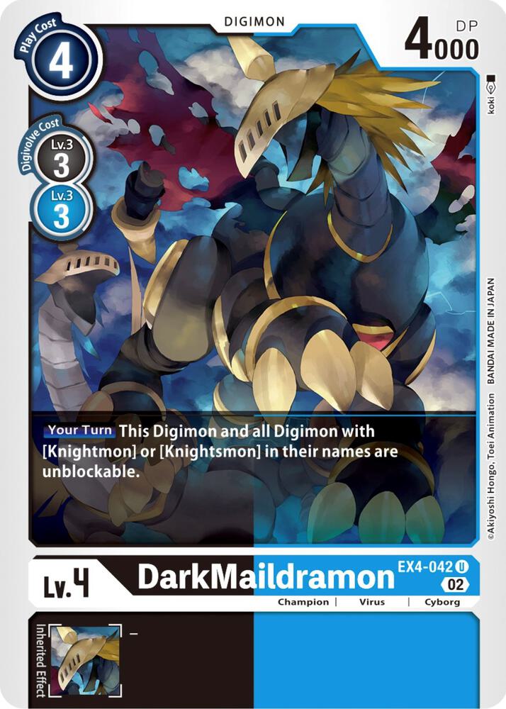 DarkMaildramon - Alternative Being Booster - Digimon Card Game ...