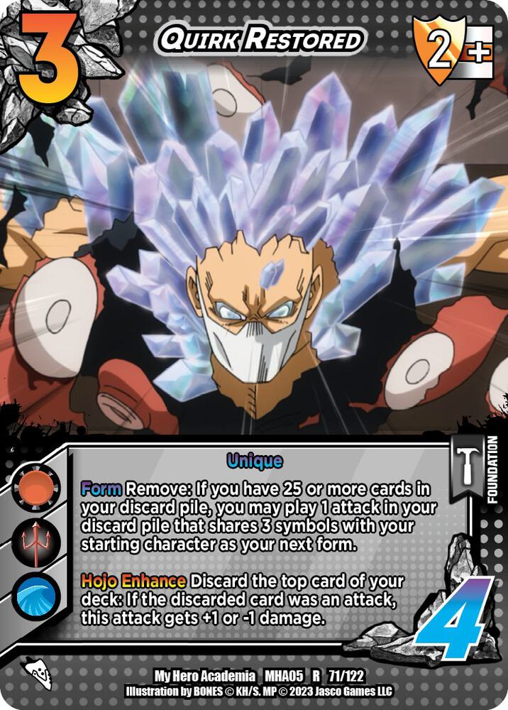 Quirk Restored - UniVersus: My Hero Academia: Undaunted Raid ...