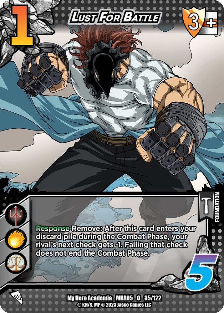 Lust For Battle - UniVersus: My Hero Academia: Undaunted Raid ...