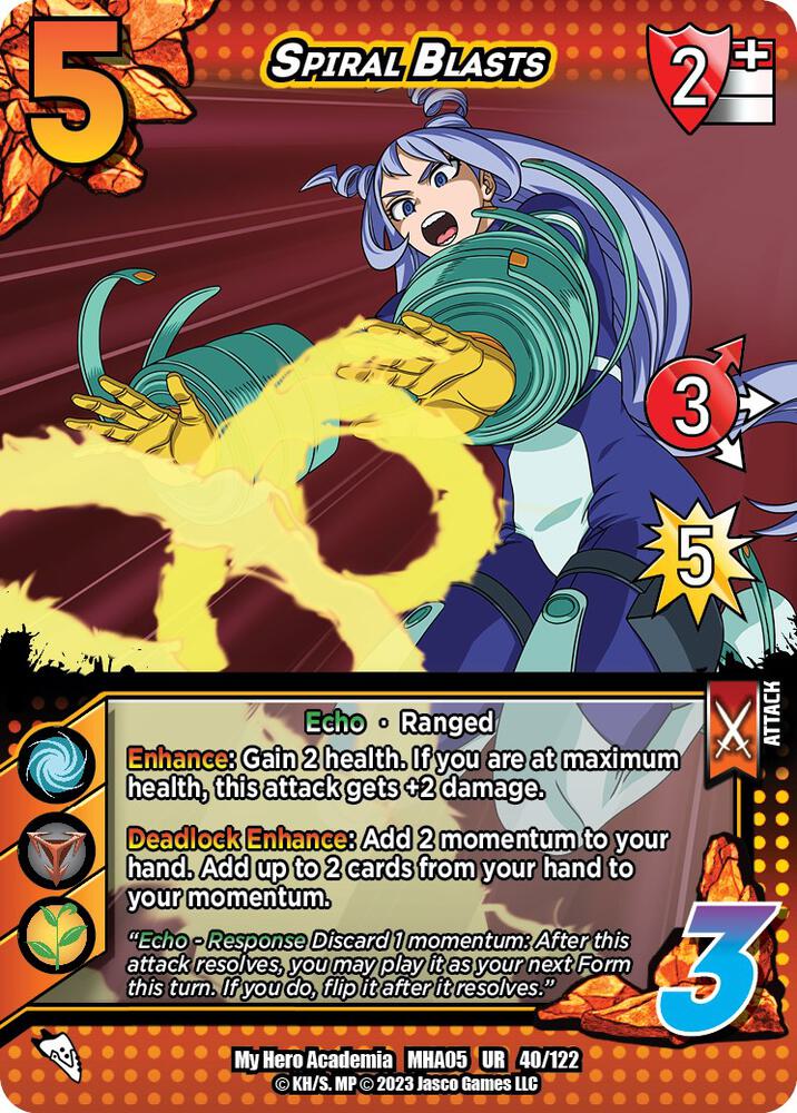 Spiral Blasts - UniVersus: My Hero Academia: Undaunted Raid - UniVersus