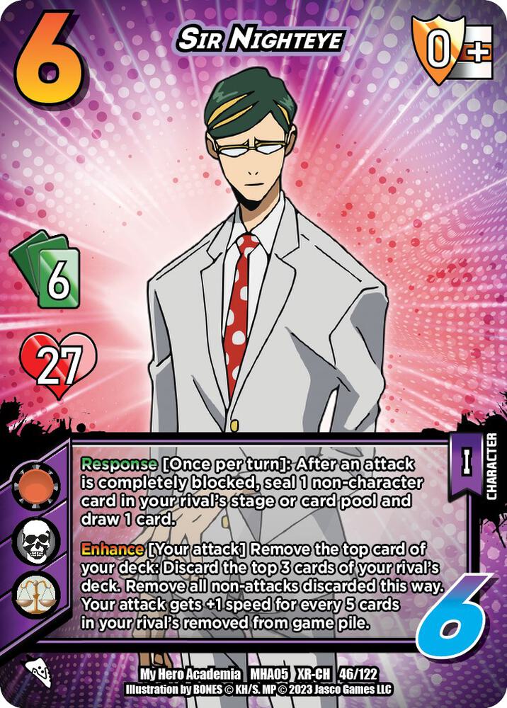 Sir Nighteye (XR-CH) - UniVersus: My Hero Academia: Undaunted Raid ...