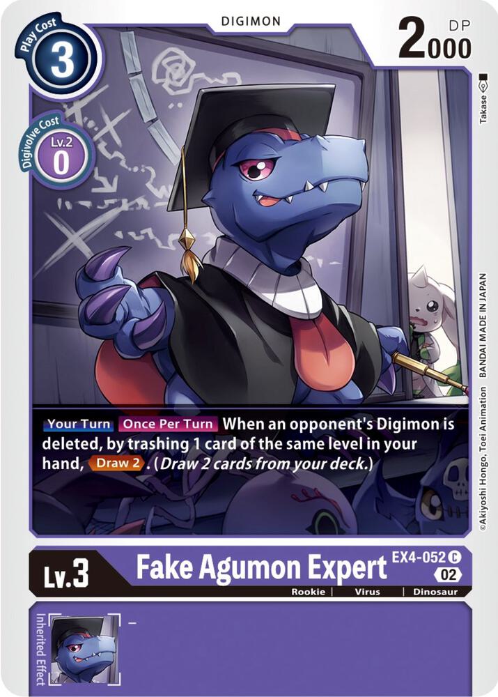 Fake Agumon Expert - Alternative Being Booster - Digimon Card Game ...