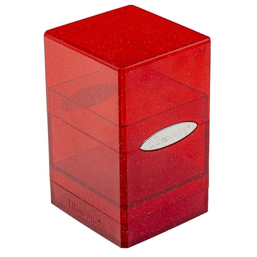 Satin Tower - Glitter Red - Ultra Pro Deck Boxes - Deck Boxes ...