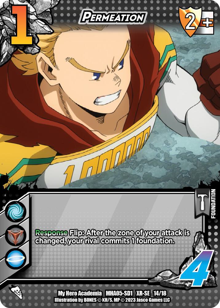 Permeation (XR) - UniVersus: My Hero Academia: Undaunted Raid - UniVersus