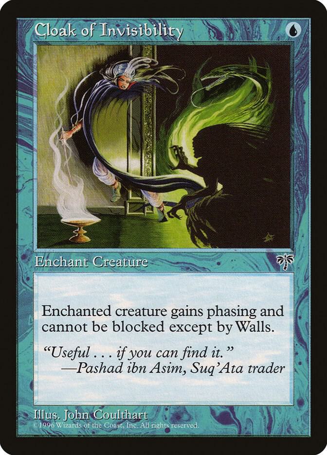 Cloak of Invisibility - Mirage - Magic: The Gathering - TCGplayer.com