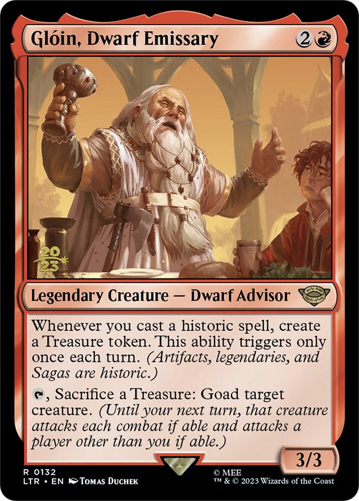 Gloin, Dwarf Emissary - Prerelease Cards - Magic: The Gathering ...