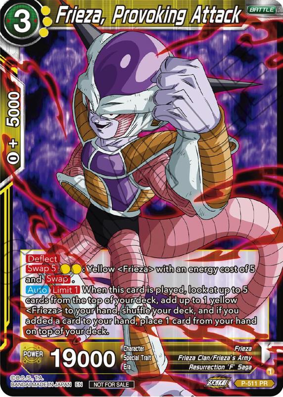 Frieza, Provoking Attack (Zenkai Series Tournament Pack Vol.4 ...