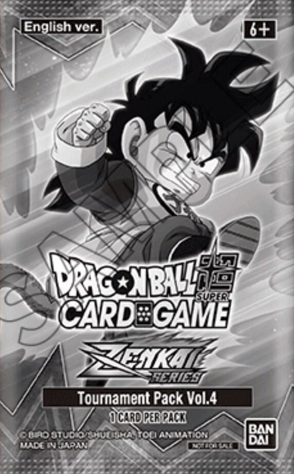 Zenkai Series Tournament Pack Vol.4 - Tournament Promotion Cards - Dragon Ball Super: Masters ...