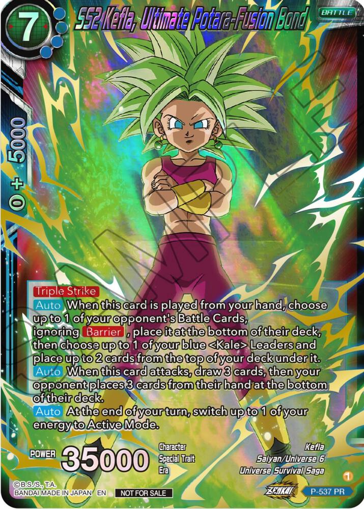SS2 Kefla, Ultimate Potara-Fusion Bond (Championship Selection Pack ...