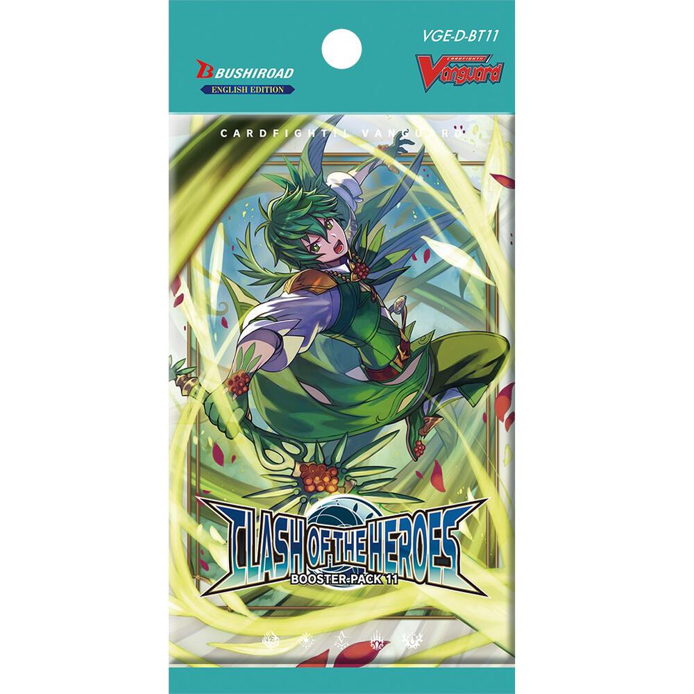 Clash of the Heroes Booster Pack - D-BT11: Clash of the Heroes - Cardfight Vanguard