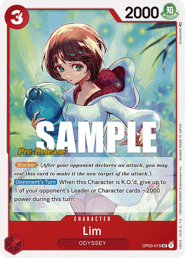 Lim - Pillars of Strength Pre-Release Cards - One Piece Card Game ...