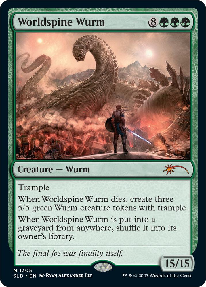 Worldspine Wurm - Secret Lair Drop Series - Magic: The Gathering - TCGplayer.com