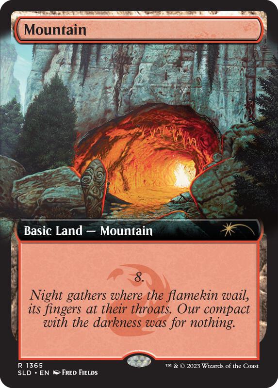Mountain (1133) - Secret Lair Drop Series - Magic: The Gathering