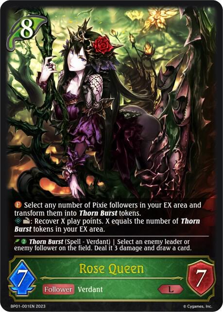 Rose Queen - BP01: Advent of Genesis - Shadowverse: Evolve - TCGplayer.com
