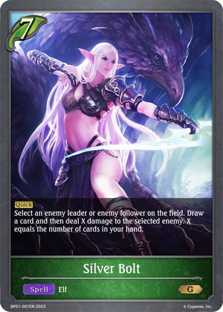 Silver Bolt - BP01: Advent of Genesis - Shadowverse: Evolve - TCGplayer.com