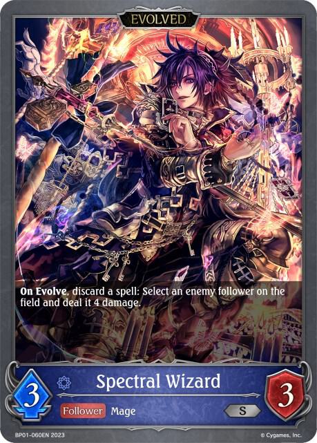 Spectral Wizard (Evolved) - BP01: Advent of Genesis - Shadowverse: Evolve - TCGplayer.com