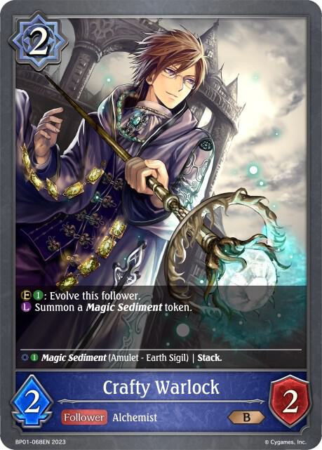 Crafty Warlock - BP01: Advent of Genesis - Shadowverse: Evolve ...