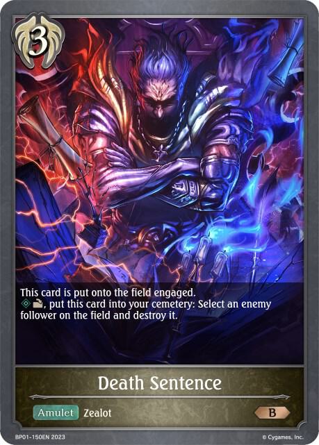 Death Sentence - BP01: Advent of Genesis - Shadowverse: Evolve - TCGplayer.com