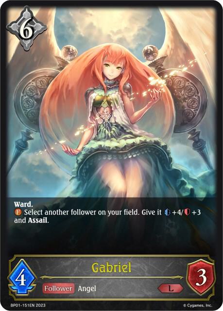 Gabriel - BP01: Advent of Genesis - Shadowverse: Evolve - TCGplayer.com