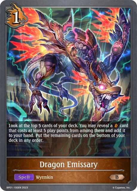 Genesis Dragon - BP01: Advent of Genesis - Shadowverse: Evolve