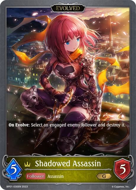 Shadowed Assassin (Evolved) - BP01: Advent of Genesis - Shadowverse: Evolve - TCGplayer.com