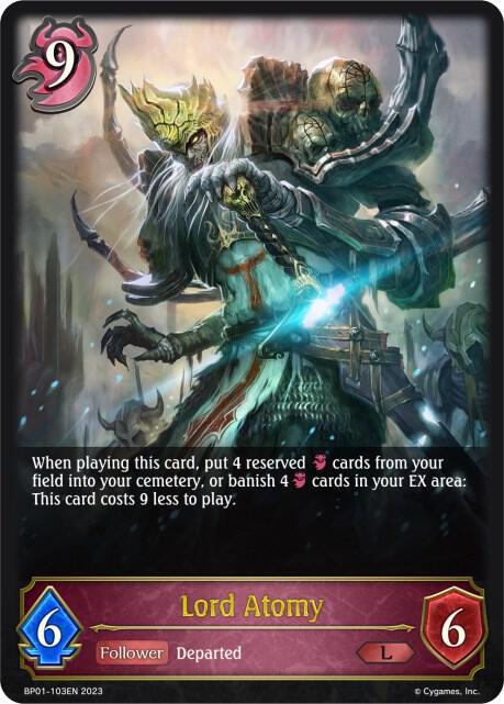 Lord Atomy - BP01: Advent of Genesis - Shadowverse: Evolve - TCGplayer.com