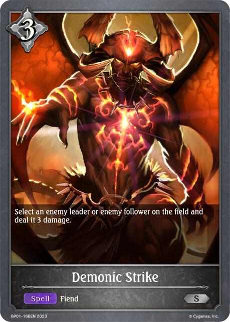 Demonic Strike - BP01: Advent of Genesis - Shadowverse: Evolve - TCGplayer.com