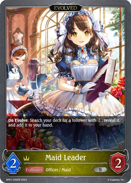 Maid Leader (Evolved) - BP01: Advent of Genesis - Shadowverse: Evolve - TCGplayer.com