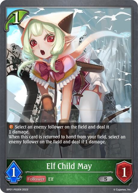Elf Child May - P02EN (Foil) - BP01: Advent of Genesis - Shadowverse ...
