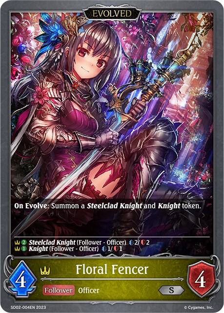 Floral Fencer (Evolved) - SD02: Blade of Resentment - Shadowverse: Evolve - TCGplayer.com