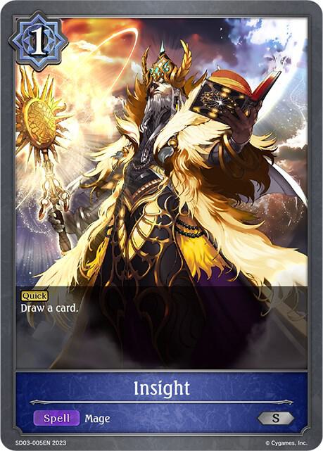 Insight - SD03: Mysteries of Conjuration - Shadowverse: Evolve - TCGplayer.com