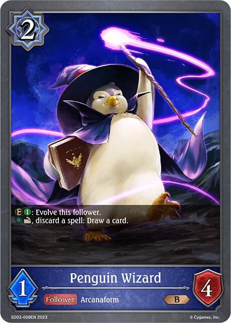 Penguin Wizard - SD03: Mysteries of Conjuration - Shadowverse: Evolve