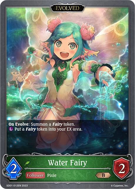 Water Fairy (Evolved) - SD01: Regal Fairy Princess - Shadowverse: Evolve