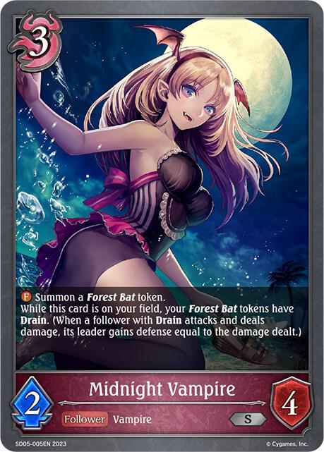 Midnight Vampire - SD05: Waltz of the Undying Night - Shadowverse: Evolve - TCGplayer.com