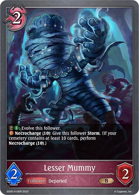 Lesser Mummy - SD05: Waltz of the Undying Night - Shadowverse: Evolve - TCGplayer.com