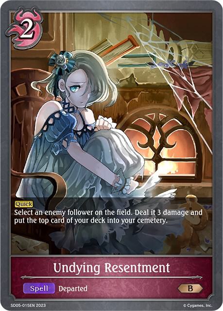 Undying Resentment - SD05: Waltz of the Undying Night - Shadowverse: Evolve - TCGplayer.com