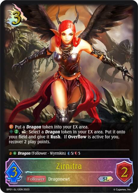 Zirnitra (SL) - BP01: Advent of Genesis - Shadowverse: Evolve - TCGplayer.com