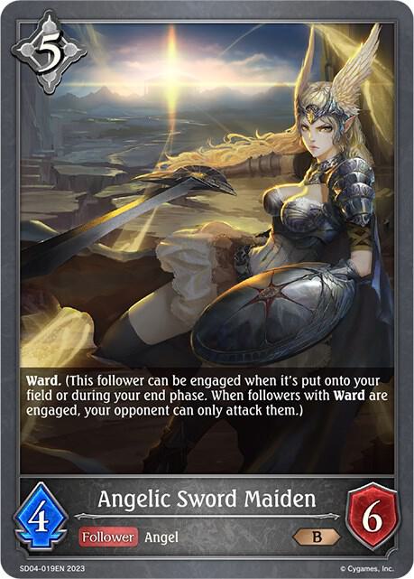 Angelic Sword Maiden - SD04: Wrath of the Greatwyrm - Shadowverse: Evolve