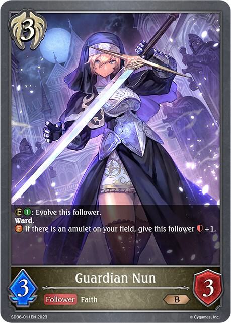 Guardian Nun (Evolved) - SD06: Maculate Ablution - Shadowverse: Evolve