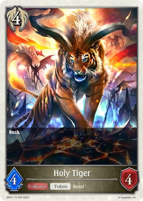 Holy Tiger - BP01: Advent of Genesis - Shadowverse: Evolve - TCGplayer.com