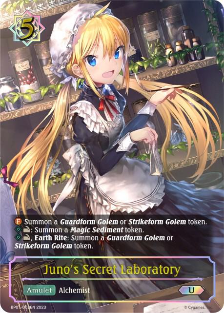Juno's Secret Laboratory (U) - BP01: Advent of Genesis - Shadowverse: Evolve - TCGplayer.com