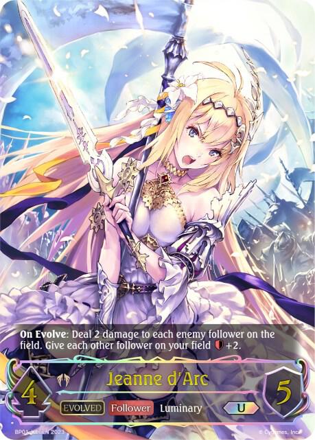 Jeanne d'Arc (U) (Evolved) - BP01: Advent of Genesis - Shadowverse: Evolve - TCGplayer.com