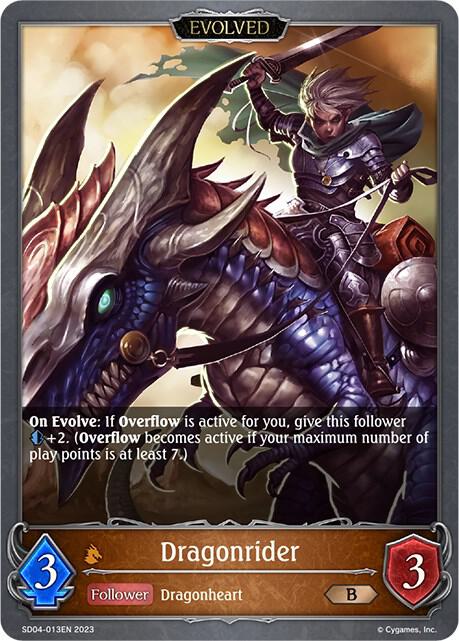 Dragonrider (Evolved) - SD04: Wrath of the Greatwyrm - Shadowverse: Evolve - TCGplayer.com
