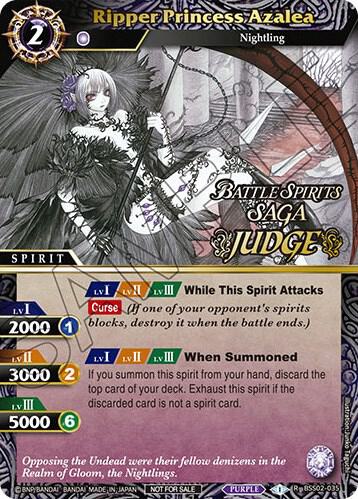 Ripper Princess Azalea (Judge Pack Vol. 2) - Battle Spirits Saga Promo ...
