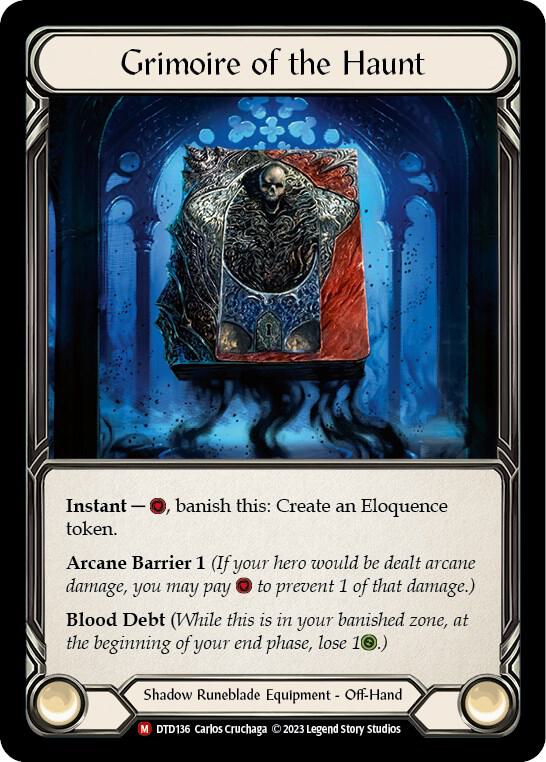 Grimoire of the Haunt - Dusk till Dawn - Flesh and Blood TCG ...